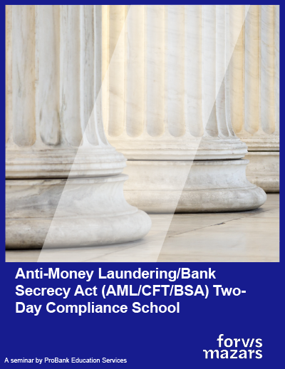 AML Look Back Consulting | BSA Compliance School